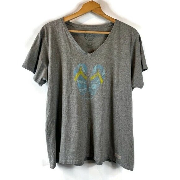 Life Is Good | Tops | Life Is Good Womens Tshirt Top Size Xxl Sandal ...